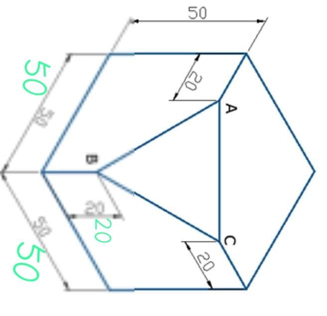 Solved Draw Auxillary 2D views on paper & Find true size | Chegg.com