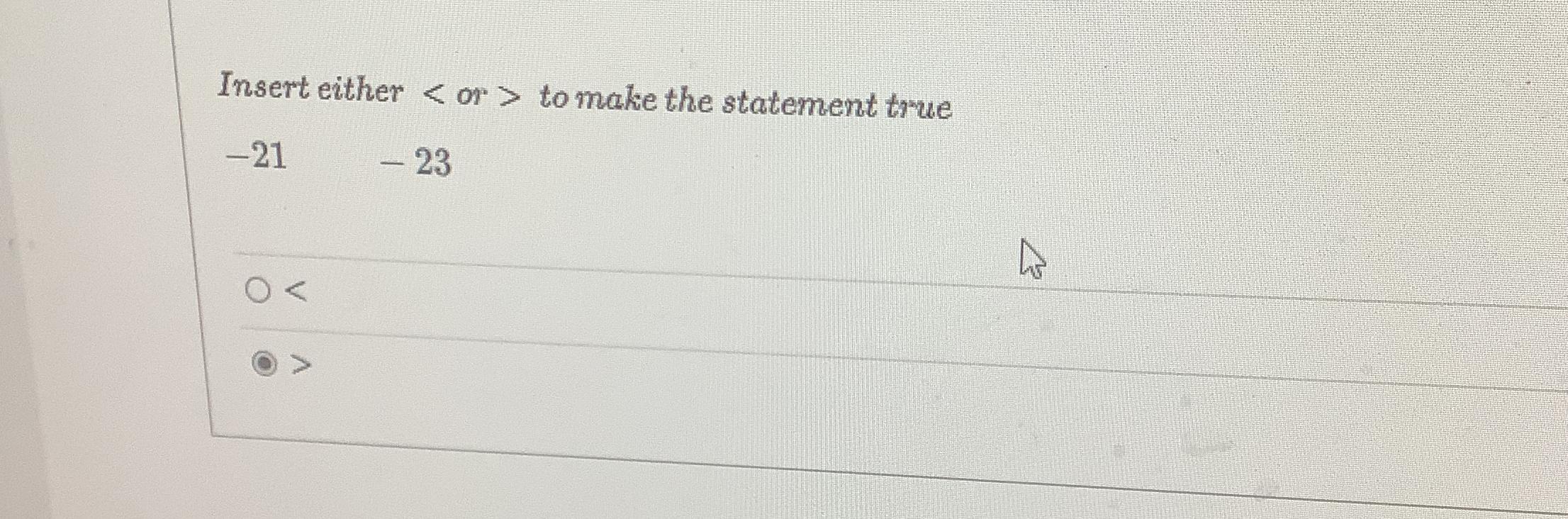 Solved Insert either ﻿to make the statement | Chegg.com