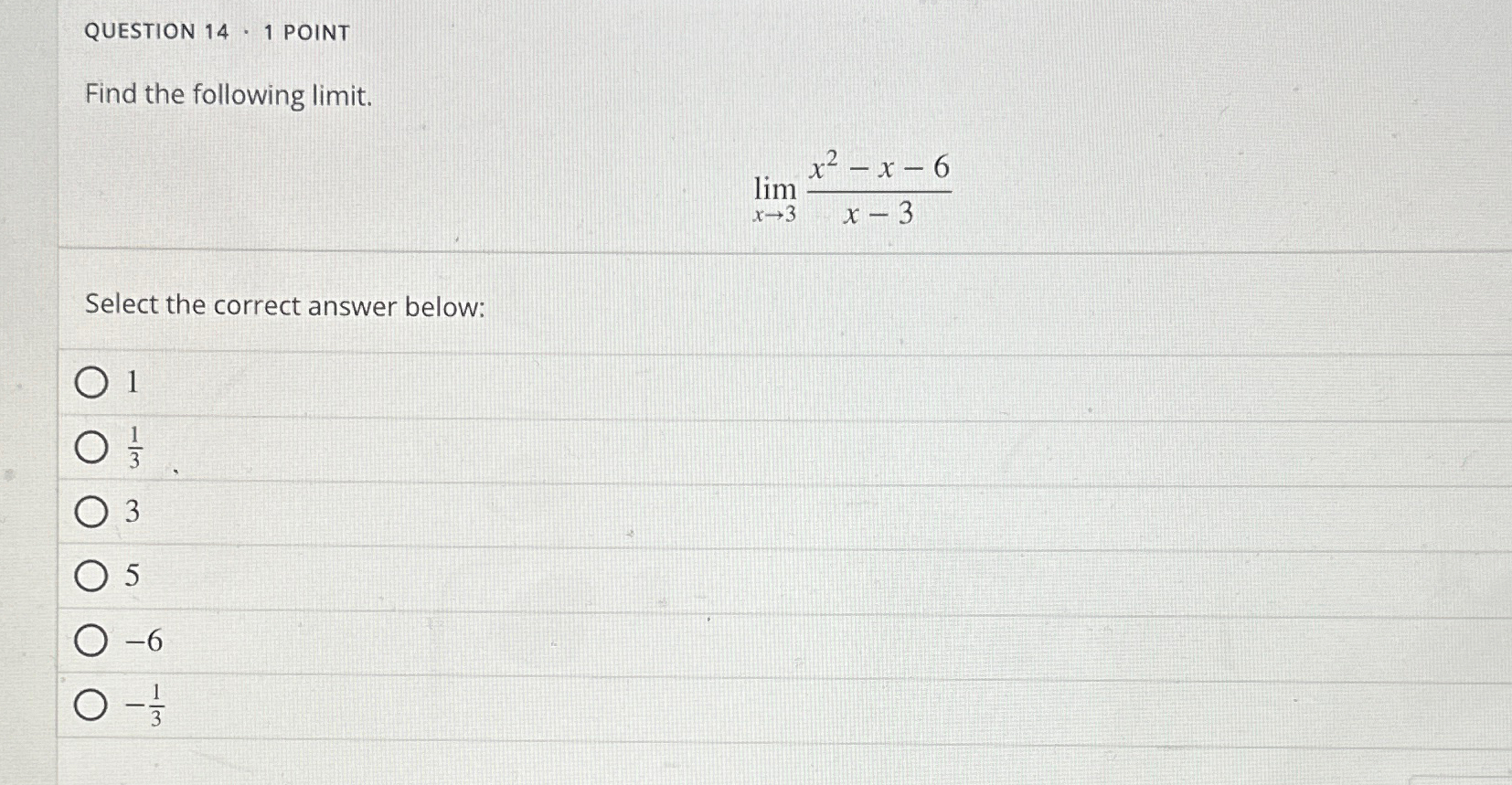 Solved QUESTION 14 - 1 ﻿POINTFind the following | Chegg.com