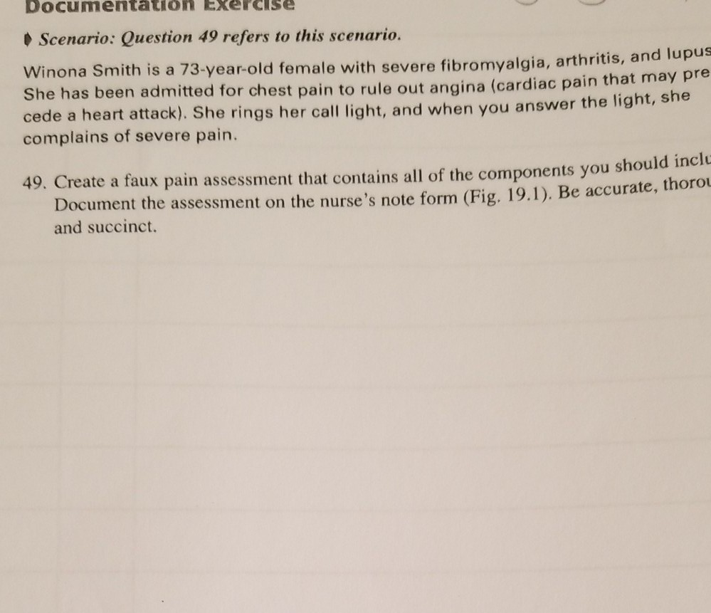 Solved Documentation • Scenario: Question 49 refers to this | Chegg.com