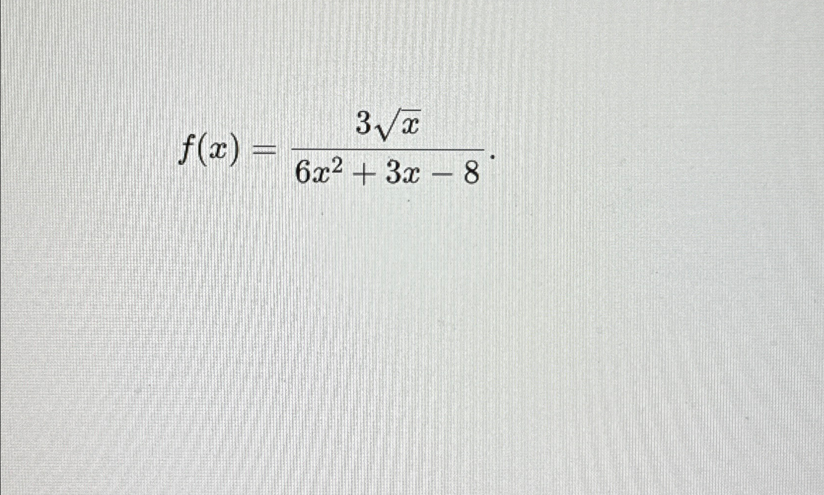 Solved F X 3x26x2 3x 8 ﻿find The Dervative At X 2