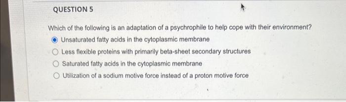 Solved When water activity is low, an osmophile (or | Chegg.com