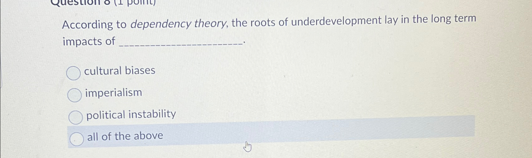 Solved According to dependency theory, the roots of | Chegg.com
