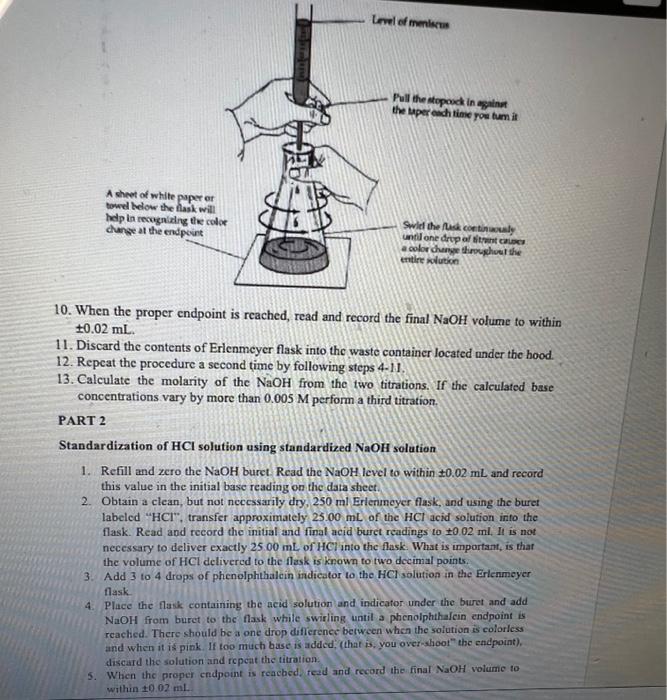 Solved Part . Standardization of NaOH solution using KHP | Chegg.com