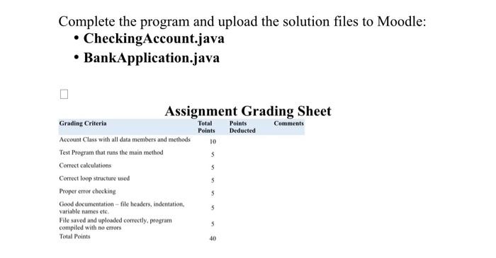 Solved The program should run in java eclipse (no sql or | Chegg.com