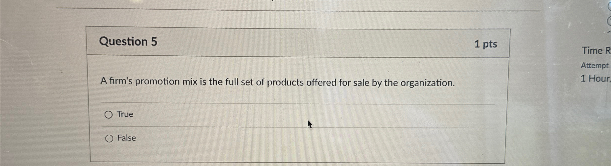 Solved Question 51 ﻿ptsA firm's promotion mix is the full | Chegg.com