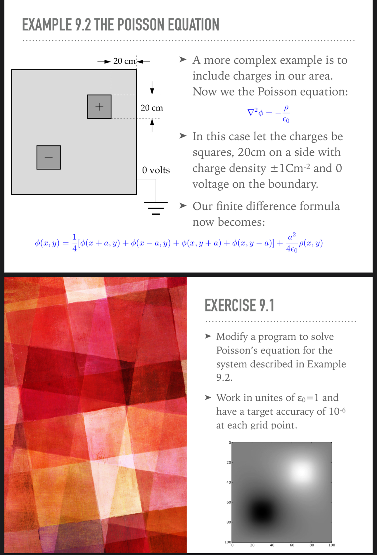 EXAMPLE 9.2 ﻿THE POISSON EQUATIONA more complex | Chegg.com