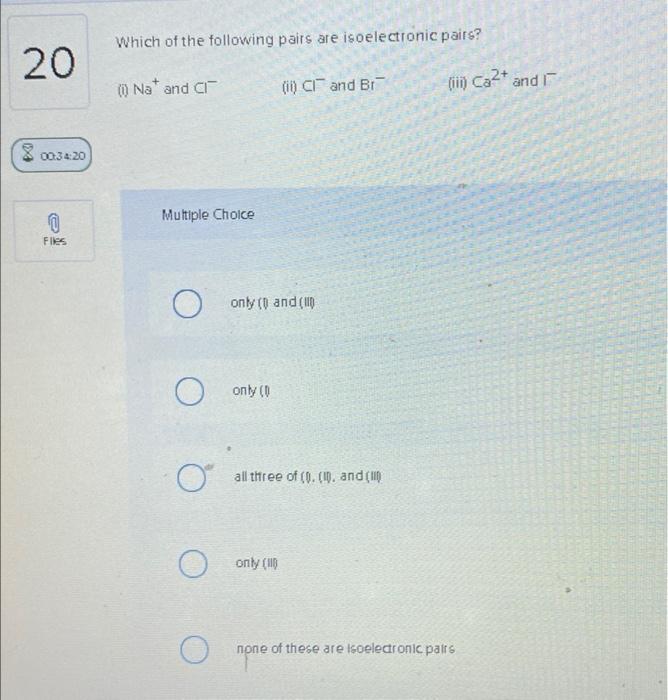 Solved CHM 210 S1 F20 Exam 3 Which of the following series | Chegg.com