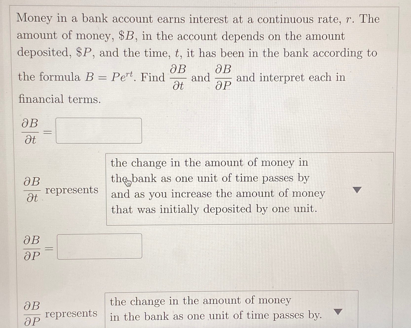 Solved Money in a bank account earns interest at a | Chegg.com