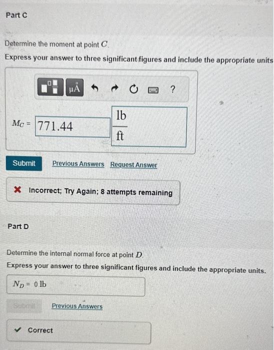 Solved In (Figure 1), F1=550lb,F2=200lb, and | Chegg.com