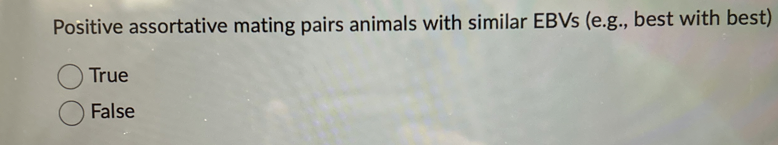 Solved Positive assortative mating pairs animals with | Chegg.com