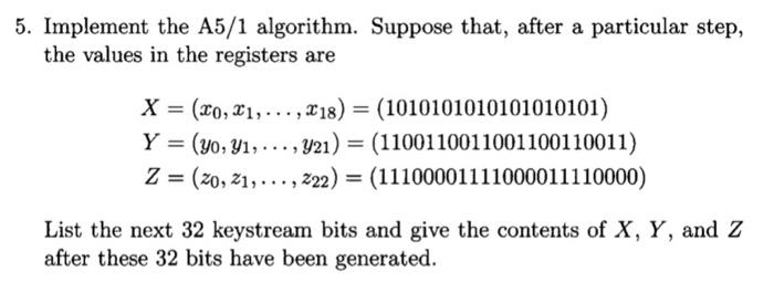 Solved 5(8pts, only 8 bits are needed) 5. Implement the | Chegg.com