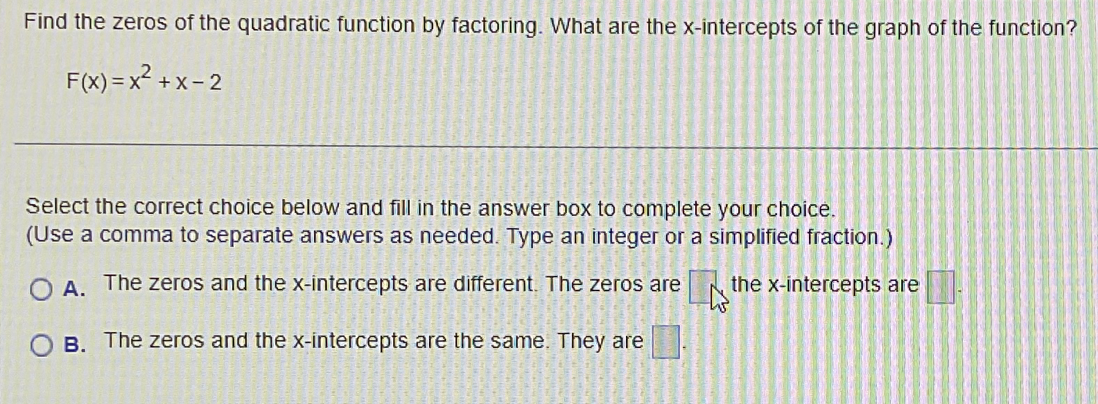 Solved Find the zeros of the quadratic function by | Chegg.com
