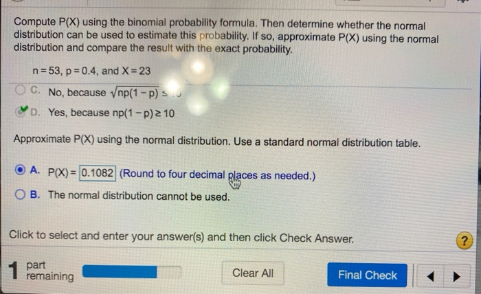 Solved Compute P(X) using the binomial probability formula. | Chegg.com