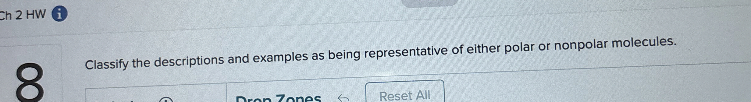 Solved Classify the descriptions and examples as being | Chegg.com