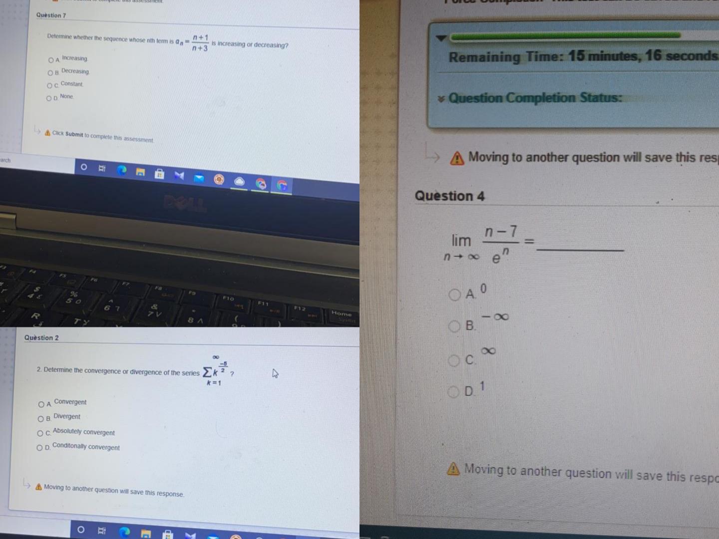Solved Question 7 Determine whether the sequence whose nth | Chegg.com