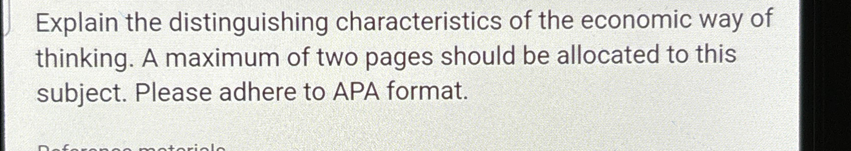 Solved Explain the distinguishing characteristics of the | Chegg.com