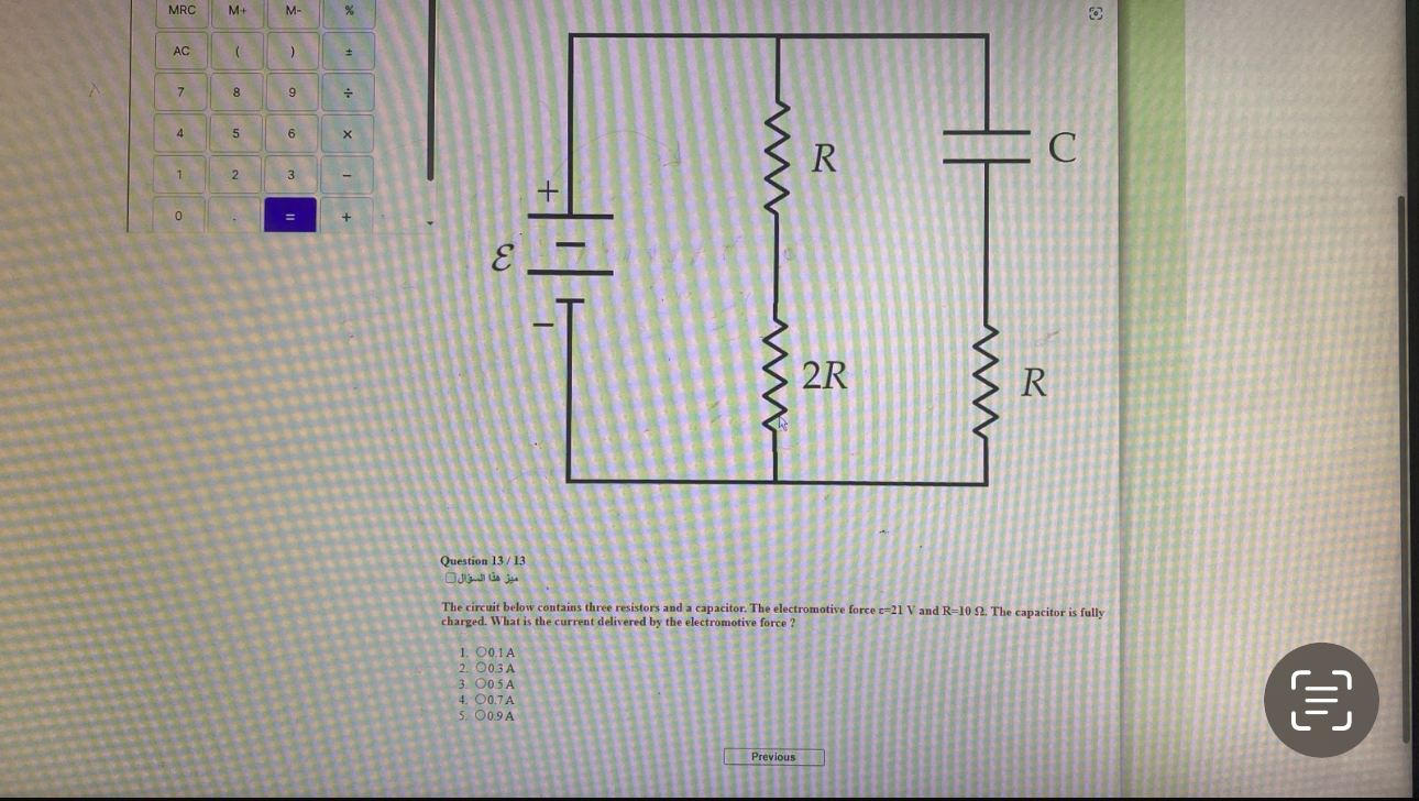 Solved Question 1313QJhen lisThe circuit below contains | Chegg.com