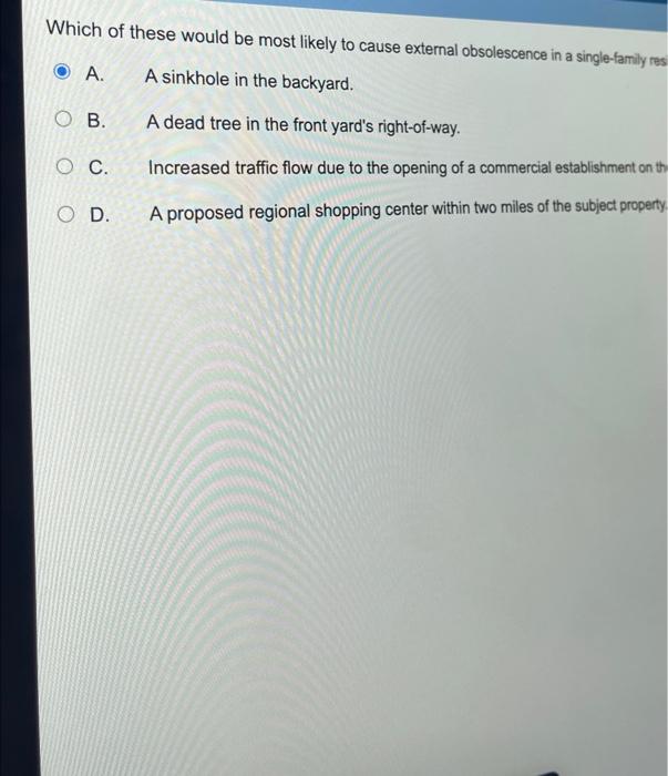 Solved which of these would be most likely to cause external | Chegg.com