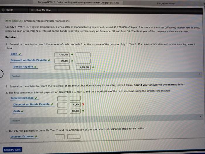 Solved CengageNOWV2 Online teaching and learning resource | Chegg.com