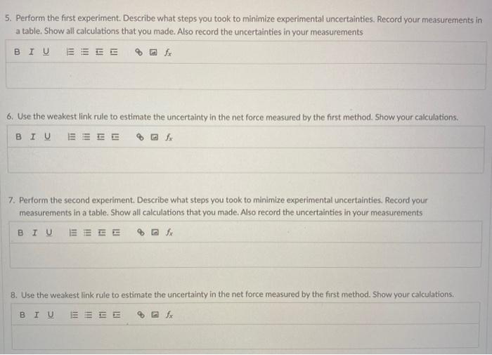 Application experiment: Net force Design two | Chegg.com