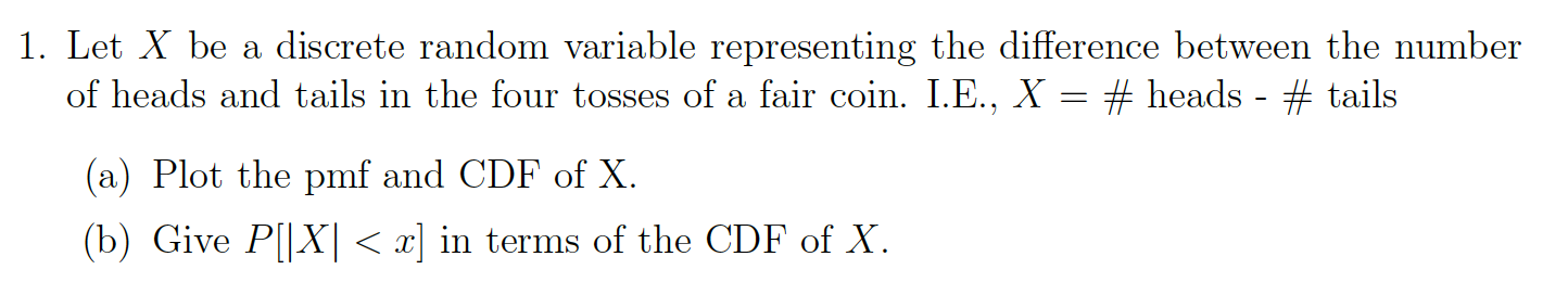 Solved Let x ﻿be a discrete random variable representing the | Chegg.com