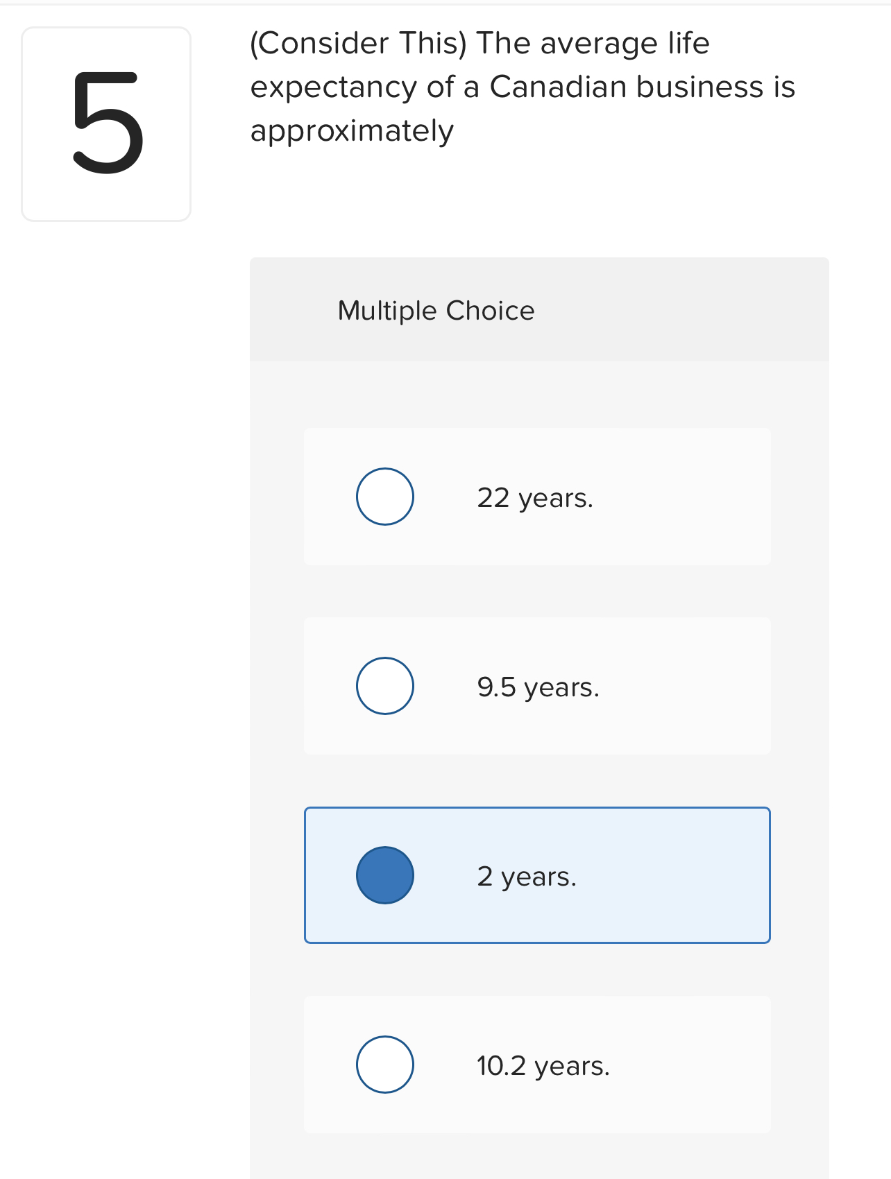 Solved (Consider This) ﻿The average life expectancy of a | Chegg.com