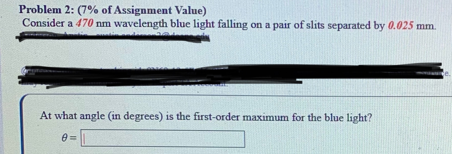 Solved Problem 2: (7% ﻿of Assignment Value)Consider a 470 | Chegg.com