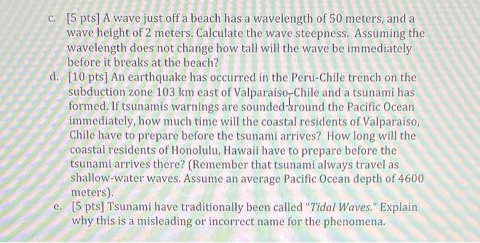 Solved a. [10 pts] What is the celerity (velocity) of a | Chegg.com
