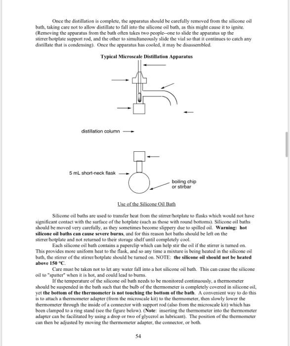 Write-Up Sheet for Distillation/Gas Chromatography | Chegg.com