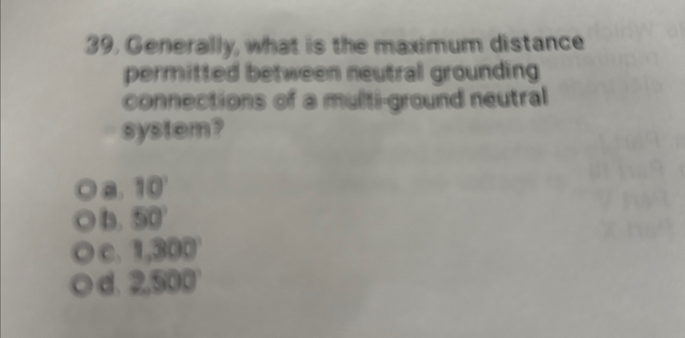 Solved Generally, what is the maximum distance permitted | Chegg.com