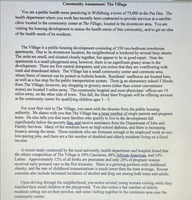 Solved Community strengths and weaknesses (20 pts) Identify | Chegg.com