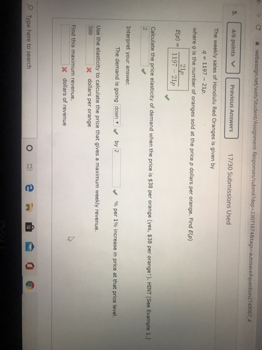 Solved c w ebassign.net/web/Student/Assignment | Chegg.com