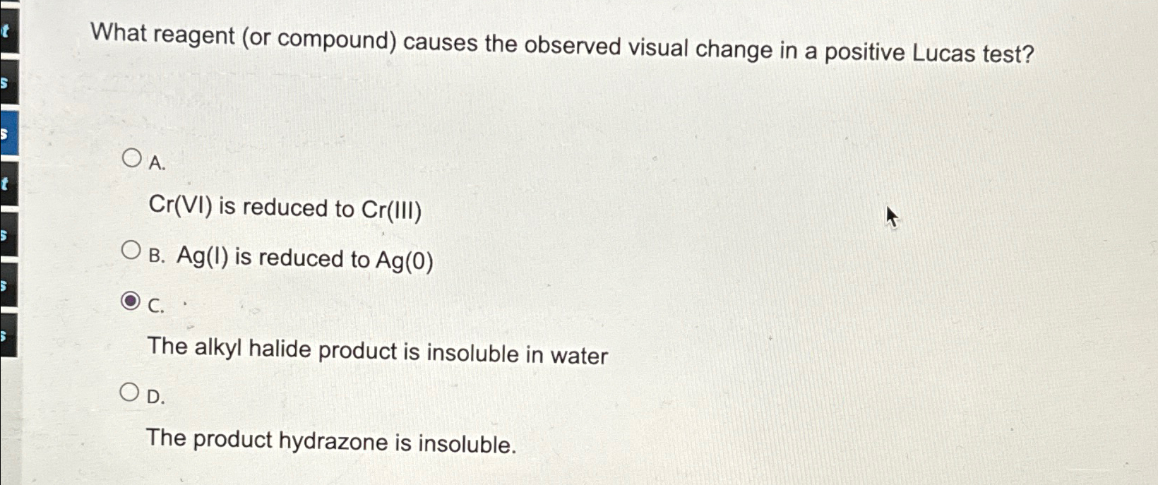 Solved What reagent (or compound) ﻿causes the observed | Chegg.com