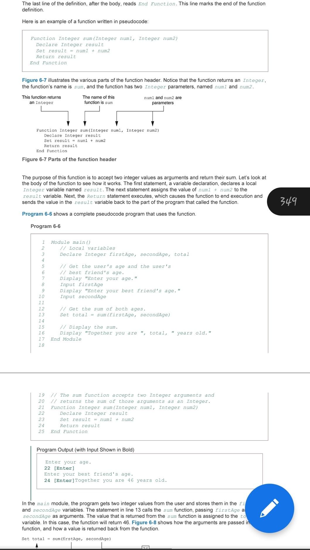 Solved Reference Program 6-6 on pages 293-294. Build a | Chegg.com