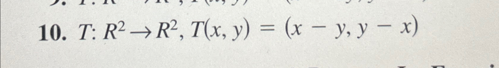Solved Find The Kernal Of A Linear Transformation