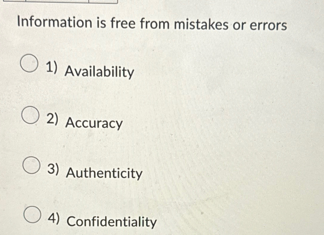 Solved Information is free from mistakes or | Chegg.com