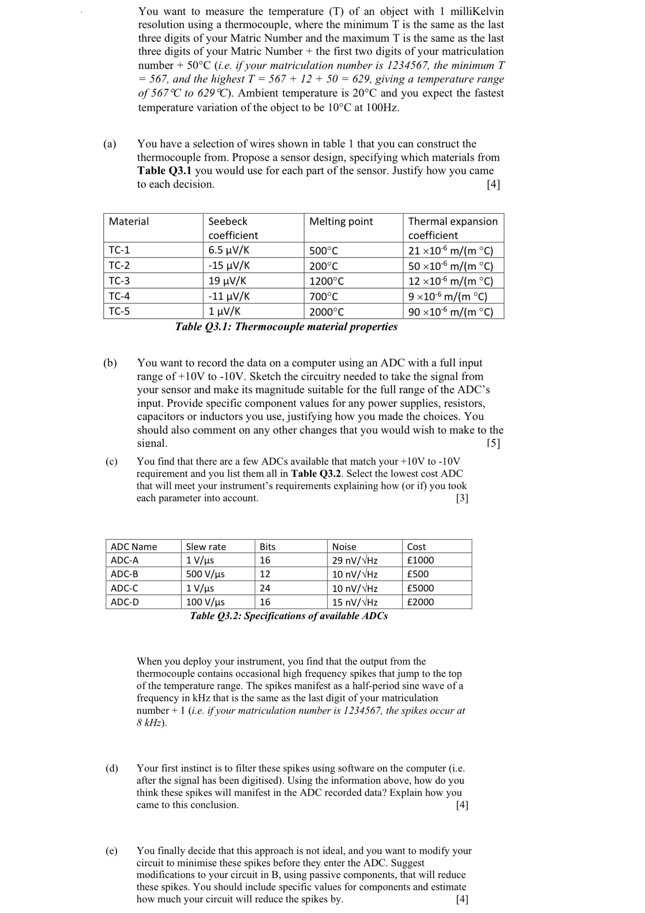 You want to measure the temperature (T) ﻿of an object | Chegg.com