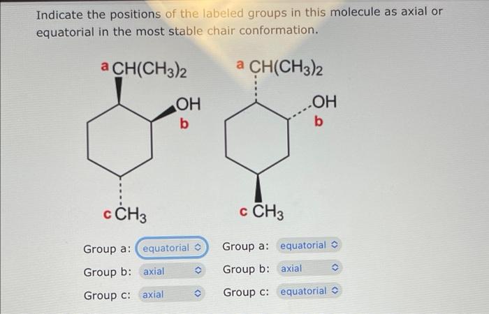 Solved Indicate the positions of the labeled groups in this | Chegg.com