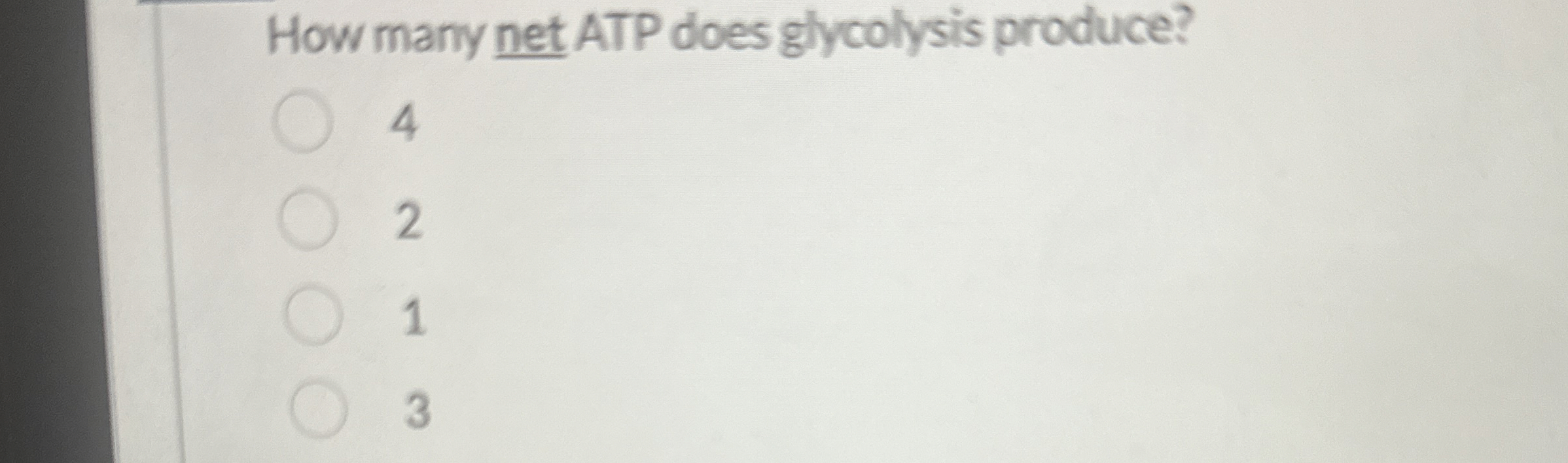 Solved How many net ATP does glycolysis produce?4213 | Chegg.com