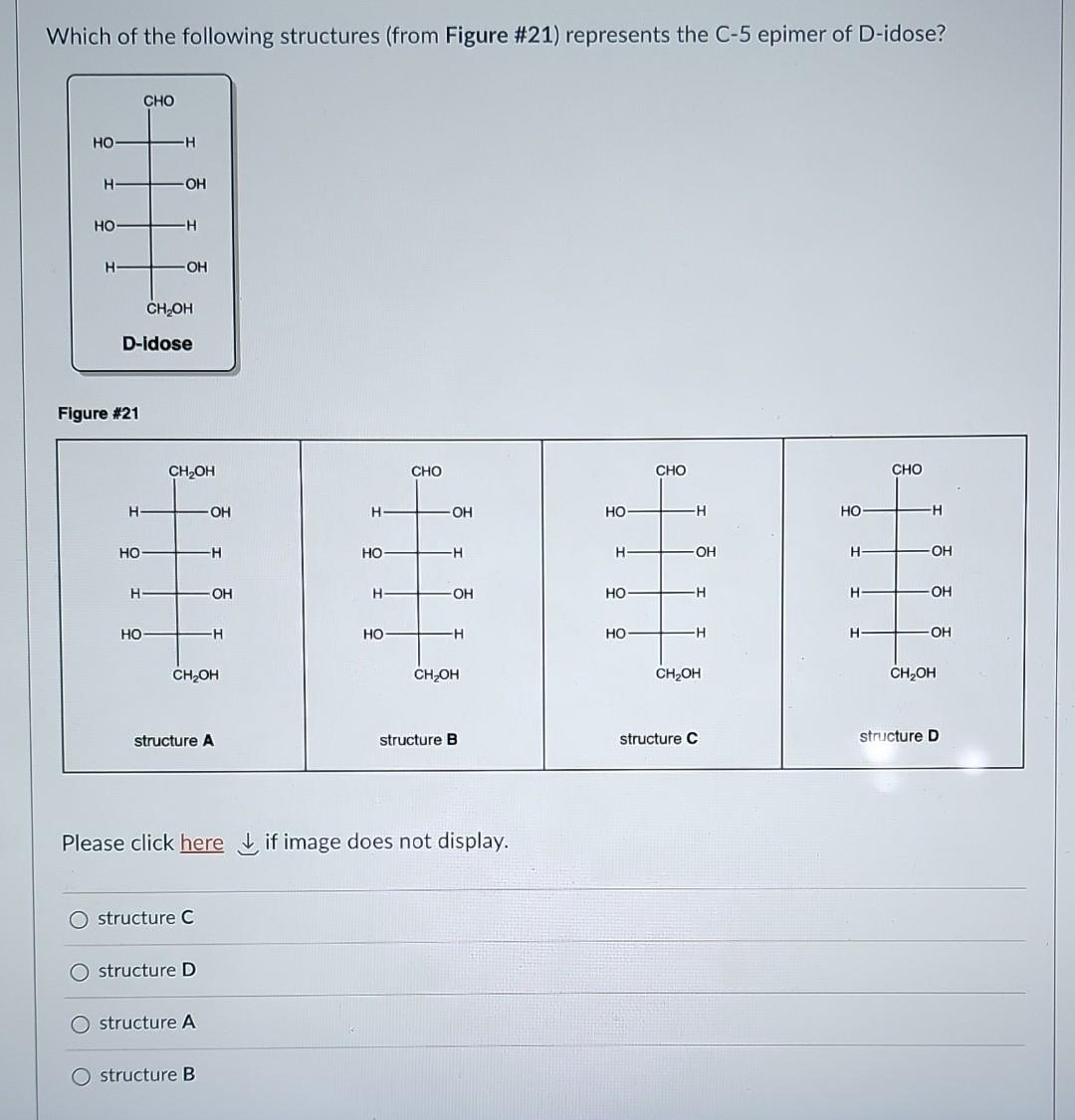 Solved Which of the following structures (from Figure #21) | Chegg.com