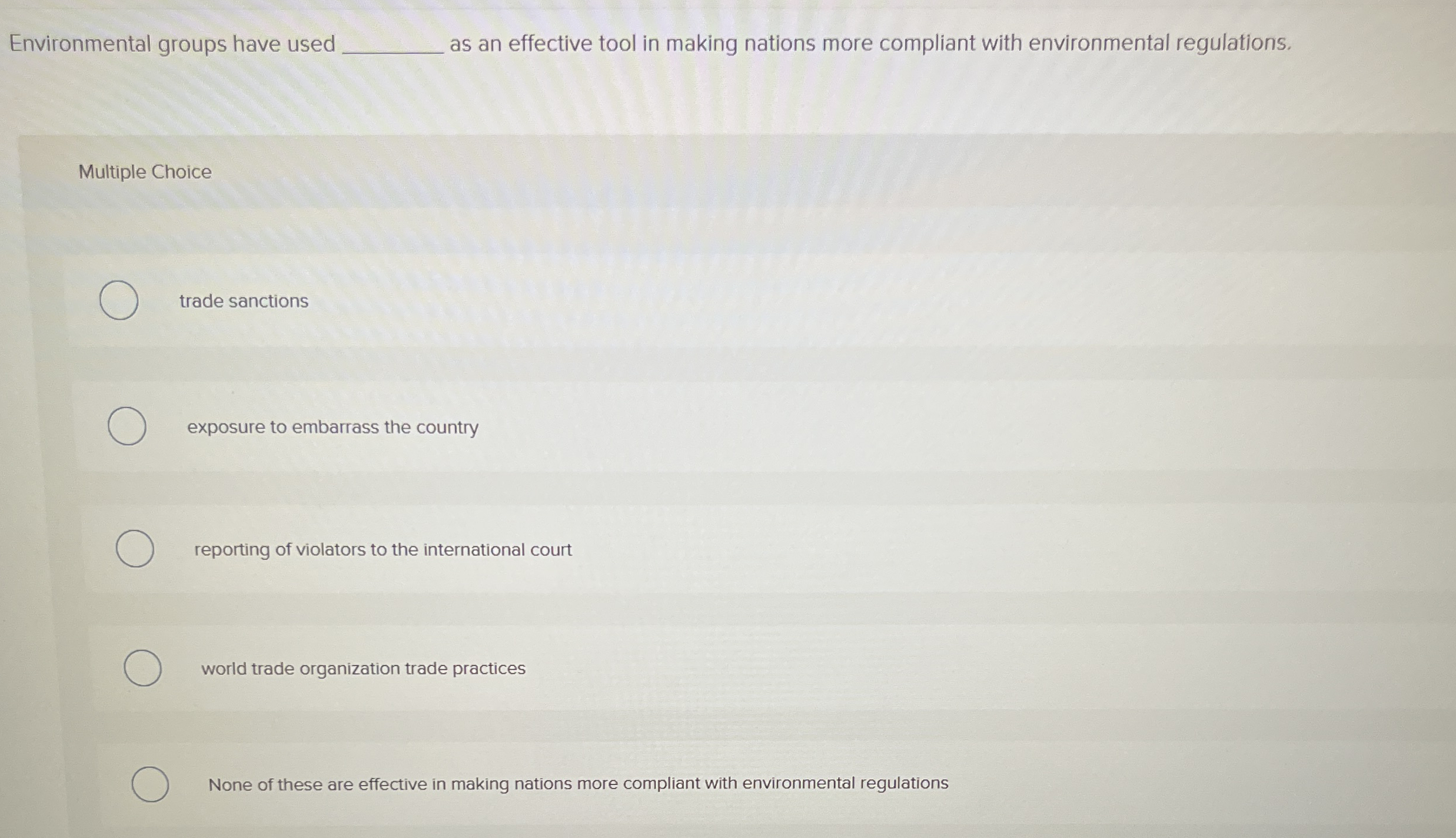 Solved Environmental groups have used as an effective tool | Chegg.com