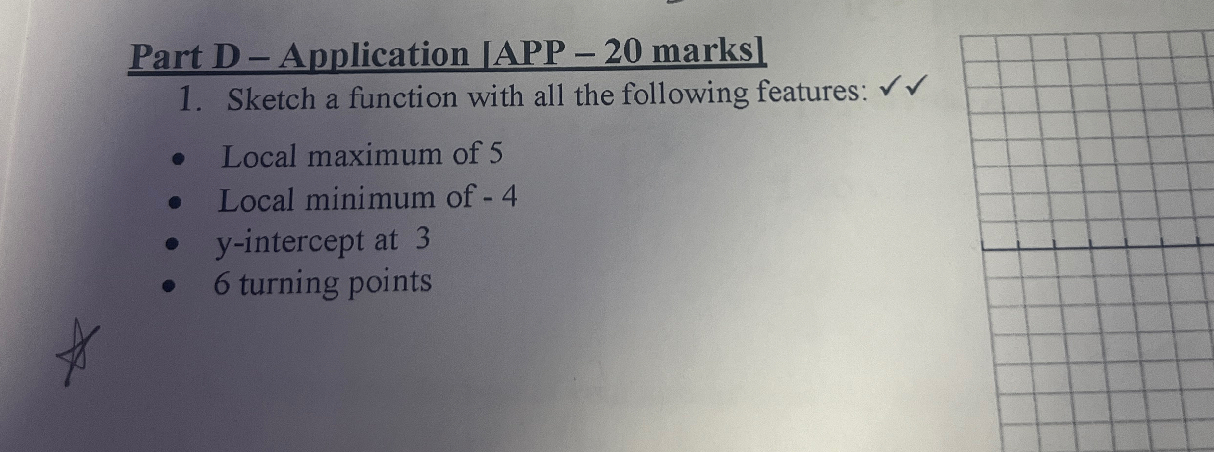 Solved Part D - ﻿Application [APP - 20 ﻿marks]Sketch a | Chegg.com