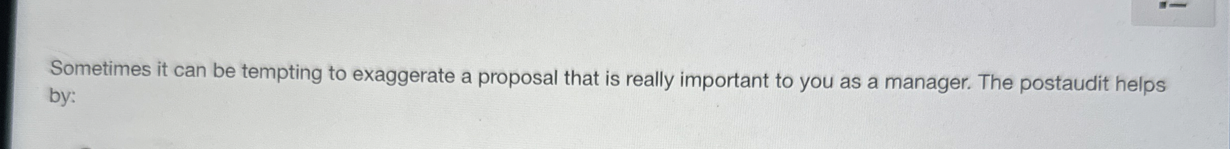 Solved Sometimes it can be tempting to exaggerate a proposal | Chegg.com