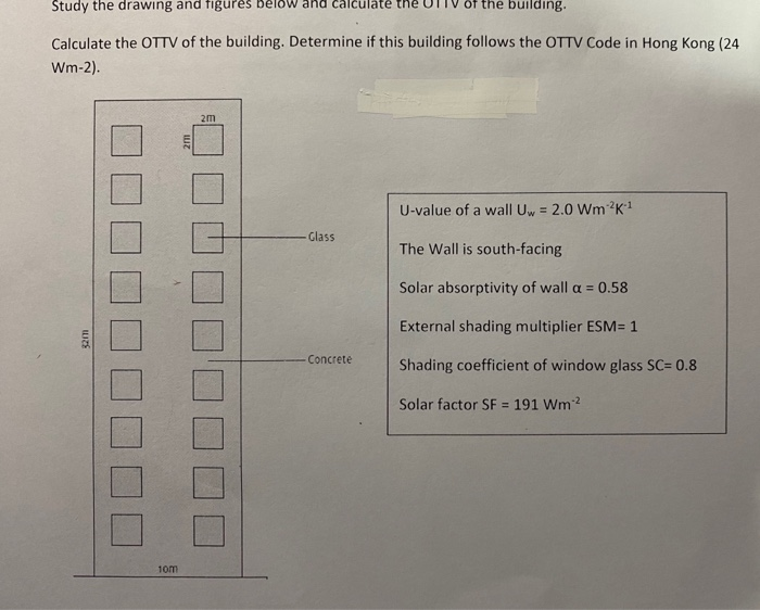 Solved Study the drawing and figures below and calculate the | Chegg.com