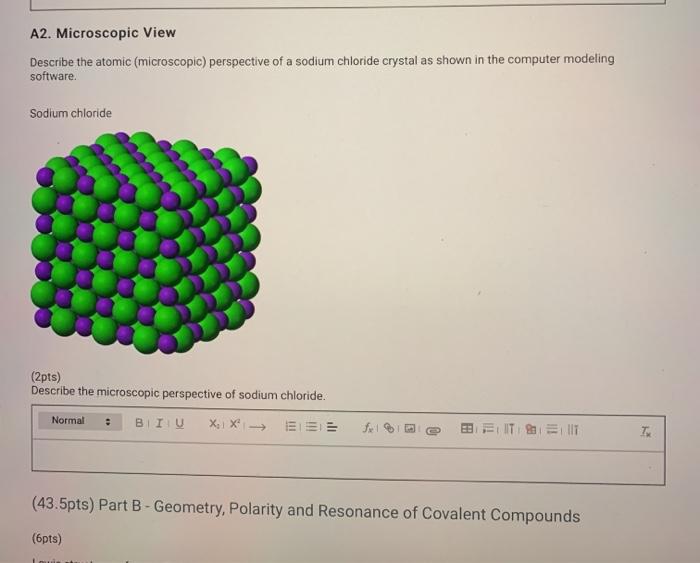 Solved A2. Microscopic View Describe the atomic | Chegg.com
