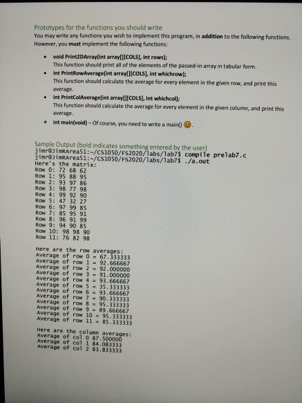 Solved CS1050 - Prelab 7 Fall 2020 Concepts to Practice • | Chegg.com
