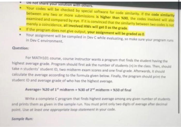 Solved please write a unique code with comment lines as soon | Chegg.com