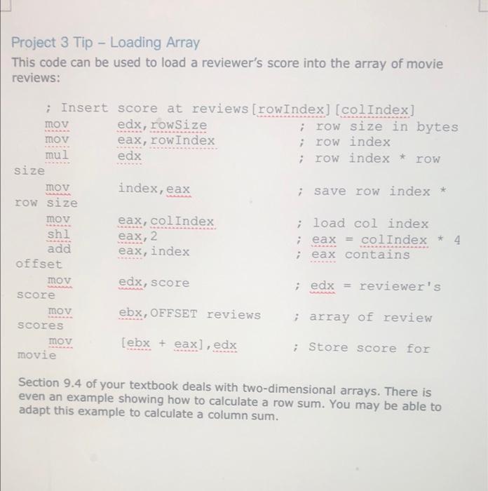 Solved COSC 2425 - Programming Project 3 Write an assembly | Chegg.com