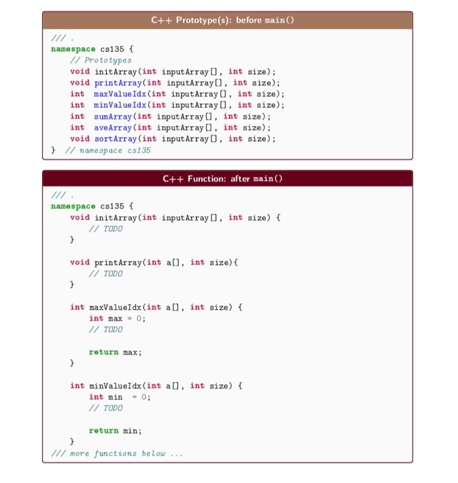 Solved easy C++ program with walkthrough, not long just has | Chegg.com